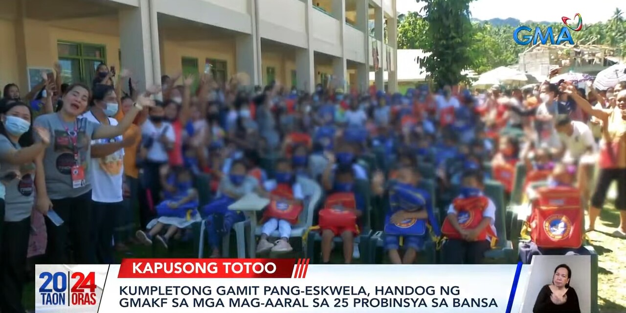 60,000 students across 25 provinces to receive school supplies from GMA ...