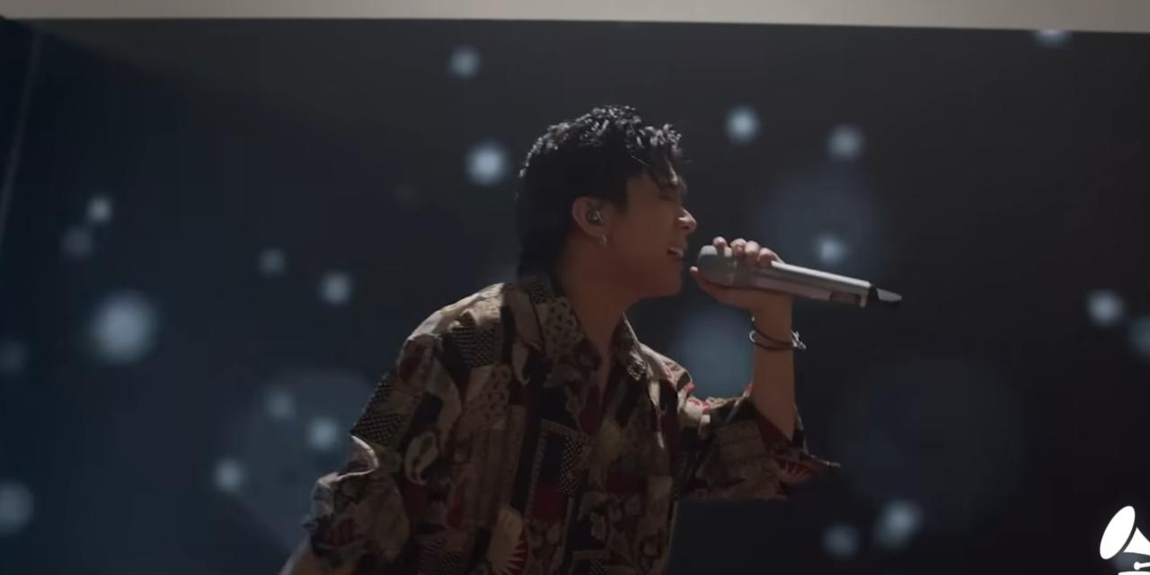 Josh Cullen of SB19 debuts on GRAMMYs Global Spin Live | GMA News Online