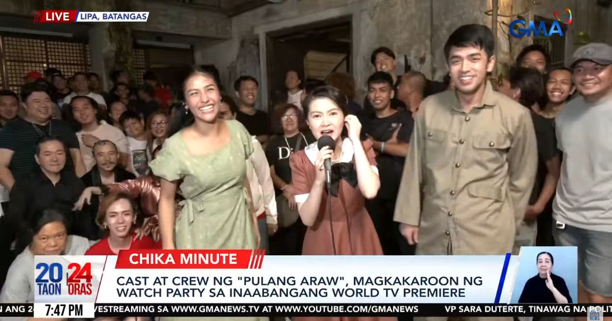'Pulang Araw' cast, crew hold watch party as series makes television ...