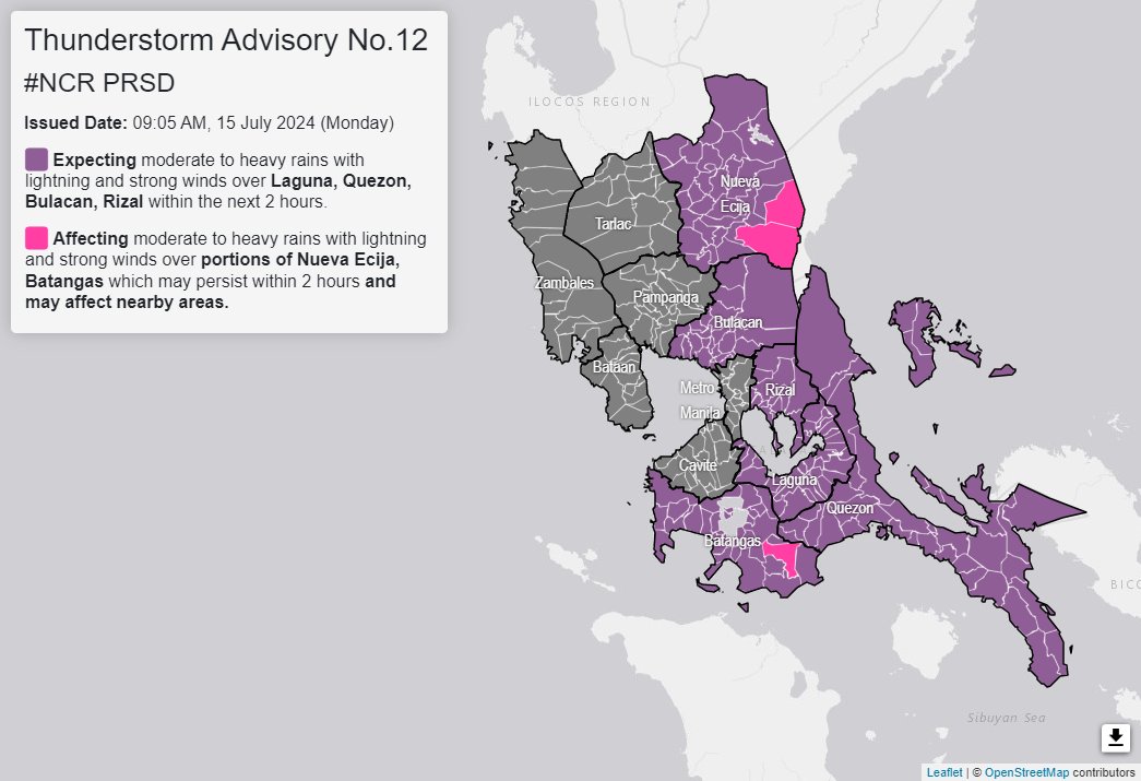 4 Luzon provinces to experience heavy rains —PAGASA | GMA News Online