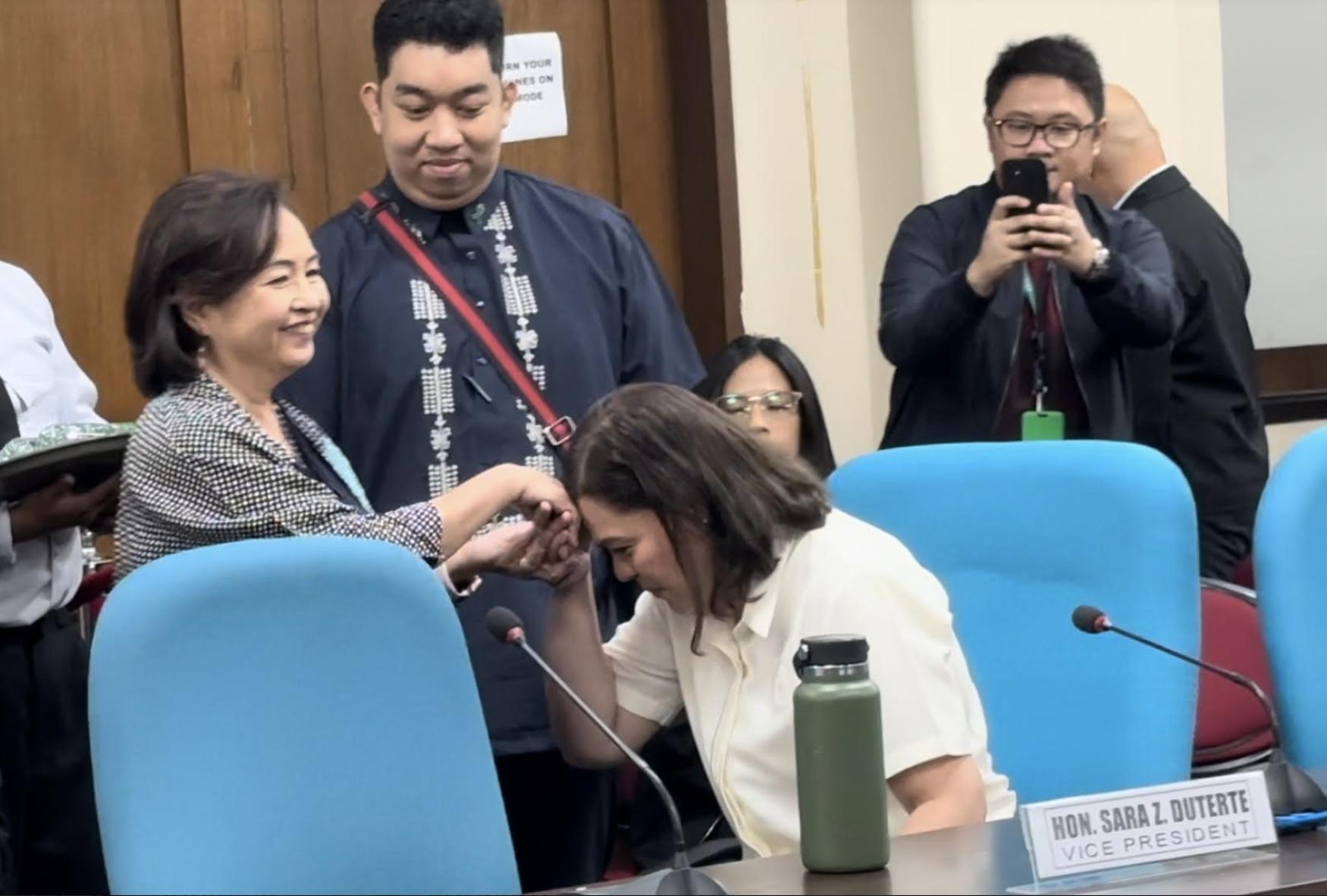 VP Sara and Rep. Gloria Arroyo at the House of Representatives | Photos ...
