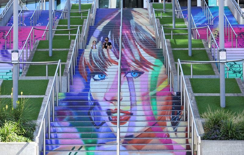 The 'Swiftie Steps' at Wembley Stadium in London | Photos | GMA News Online