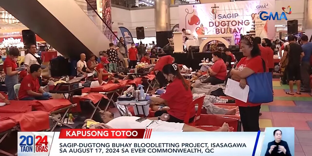 Bloodletting project by GMA Kapuso Foundation to be held on Aug. 17 in ...