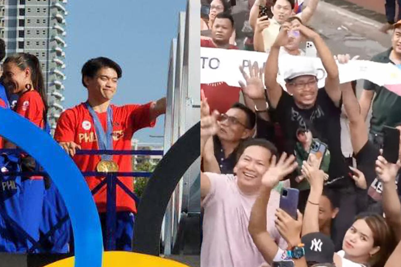 Carlos Yulo has message to dad after seeing him in crowd: 'Kita-kits ...