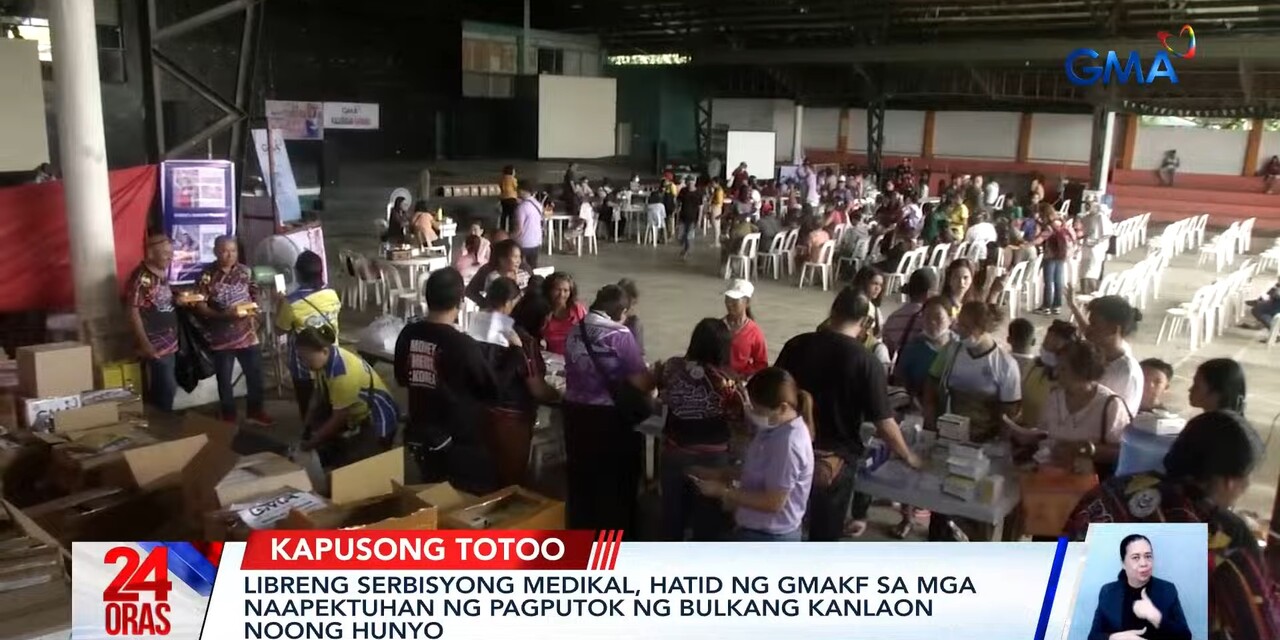 Negros Occidental residents affected by Kanlaon eruption receive medical services from GMA ...