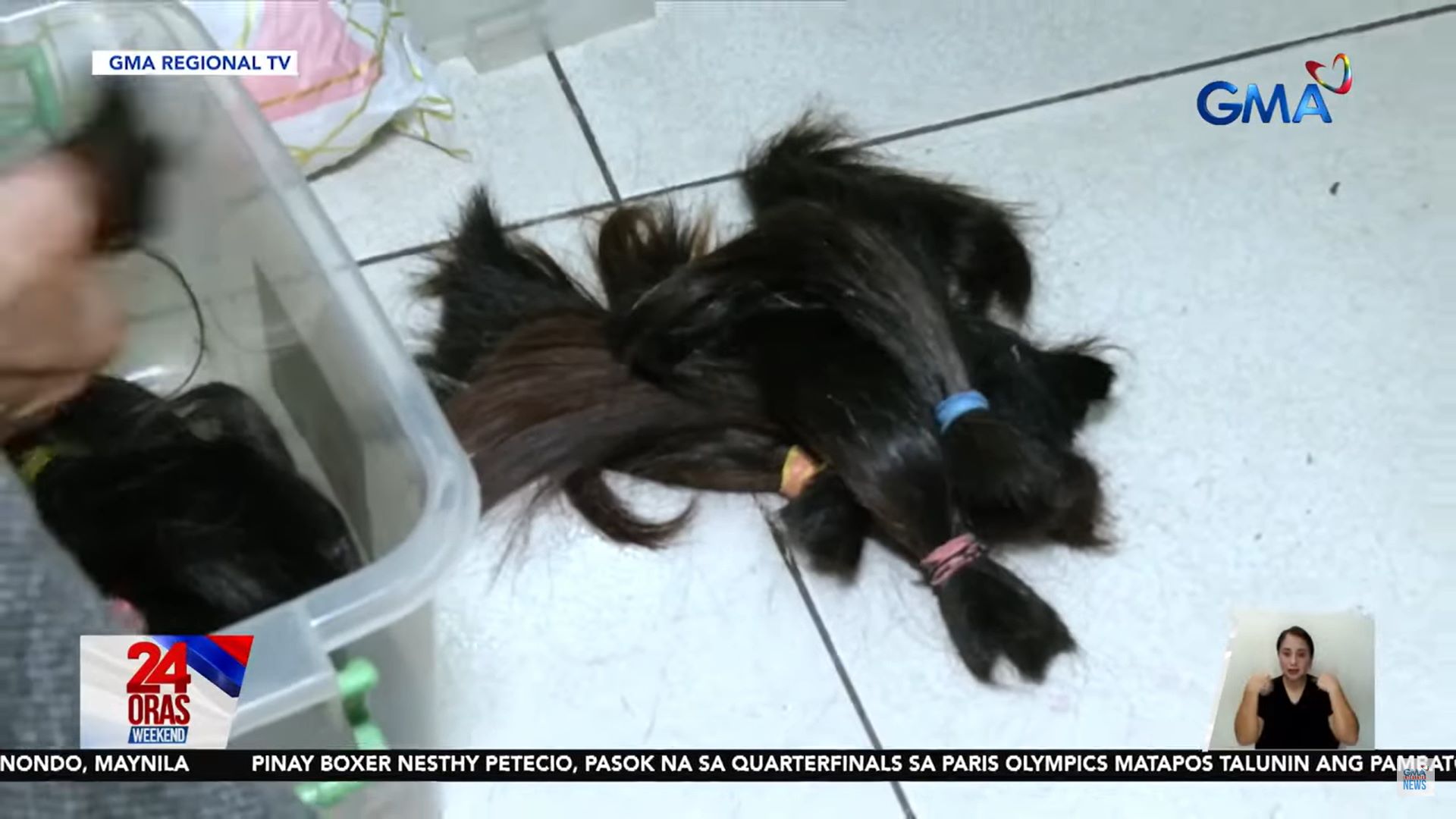 Grupo ng kabataan, nangolekta ng buhok sa mga pagupitan pang sipsip sa ...