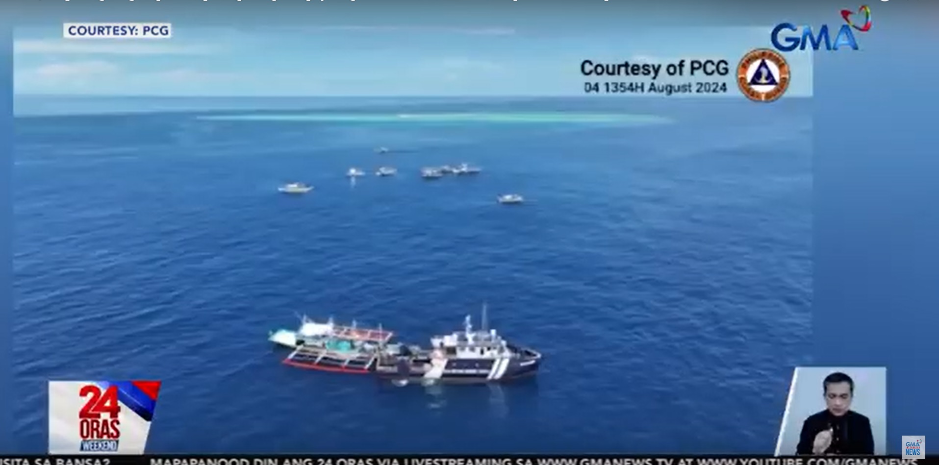 PCG boats help BFAR distribute fuel assistance in Sabina Shoal | GMA ...