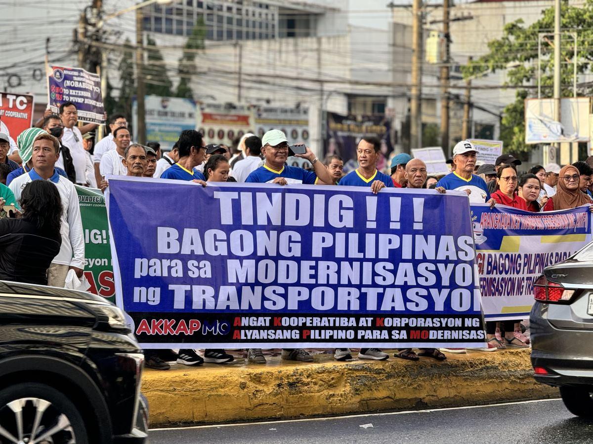 Transport groups hold 'unity walk' to call for continuation of PUVMP ...