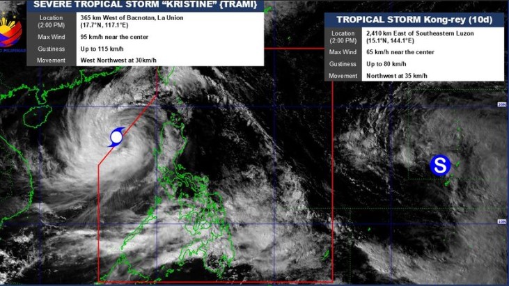 PAGASA: Tropical depression outside PAR now a storm | GMA News Online