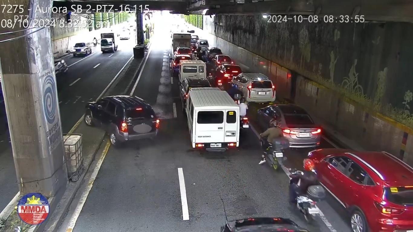 MMDA to file complaint vs. SUV driver who made U-turn over center ...