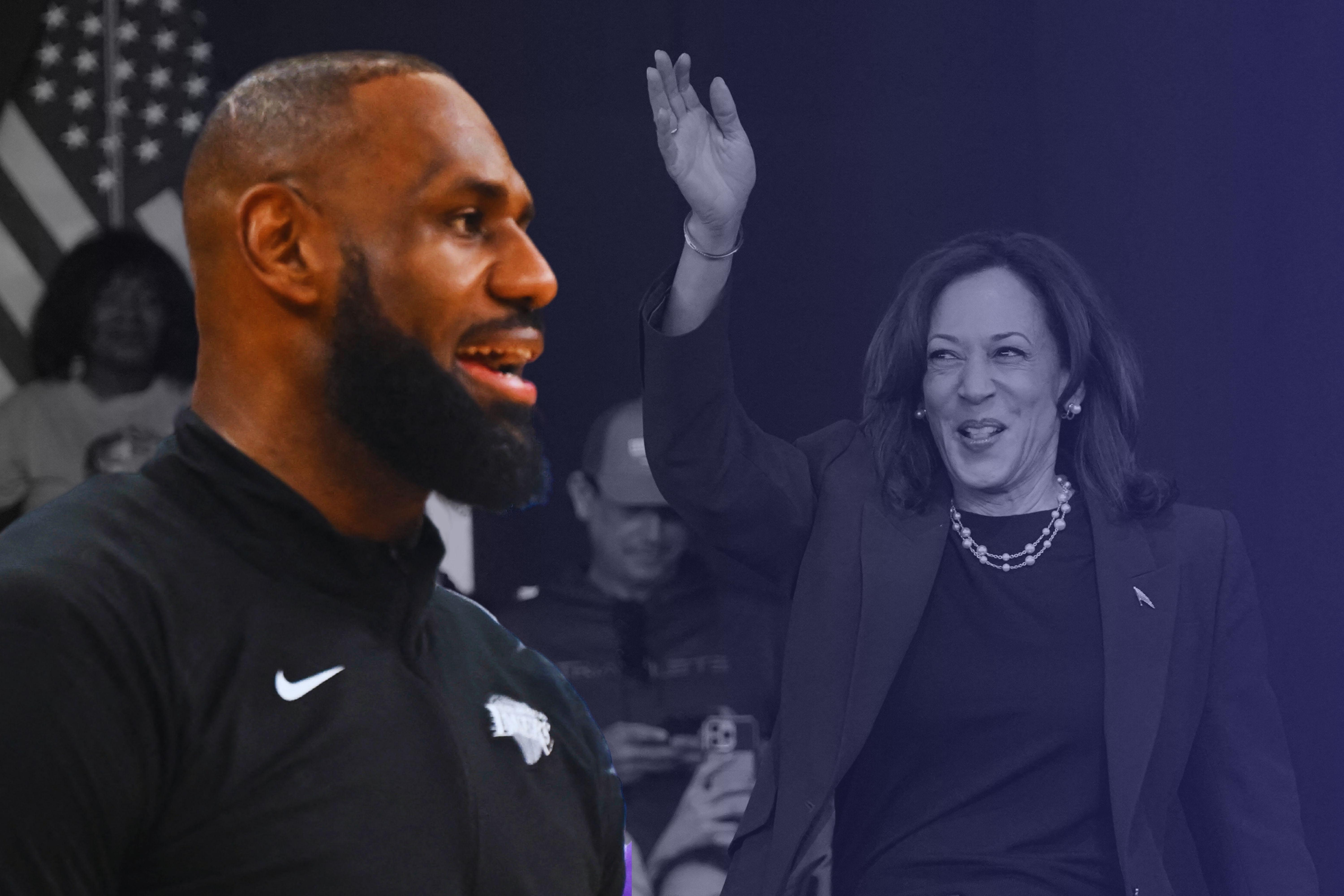 LeBron James endorses Harris for president, says 'choice is clear' | GMA News Online