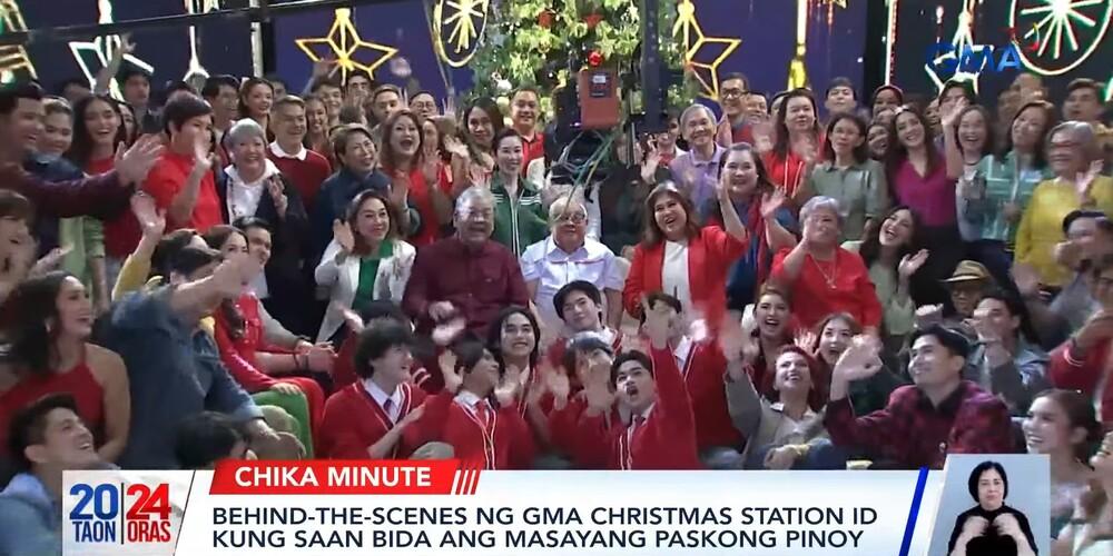 GMA Network executives, personalities spread holiday cheer in behind ...