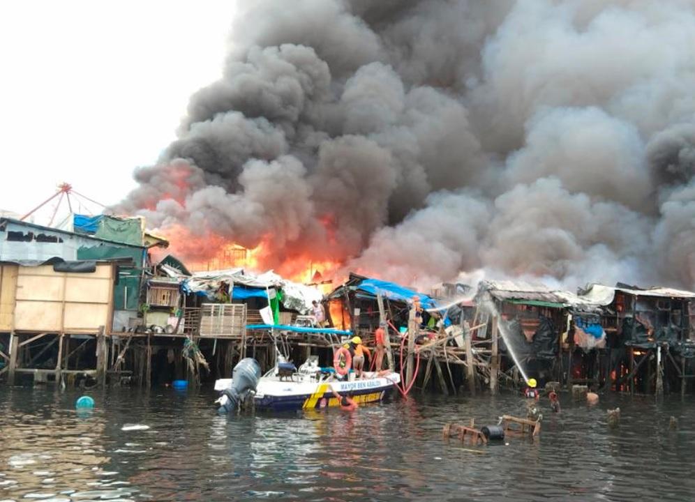 Fire in Isla Puting Bato, Tondo, Manila reaches Task Force Charlie ...