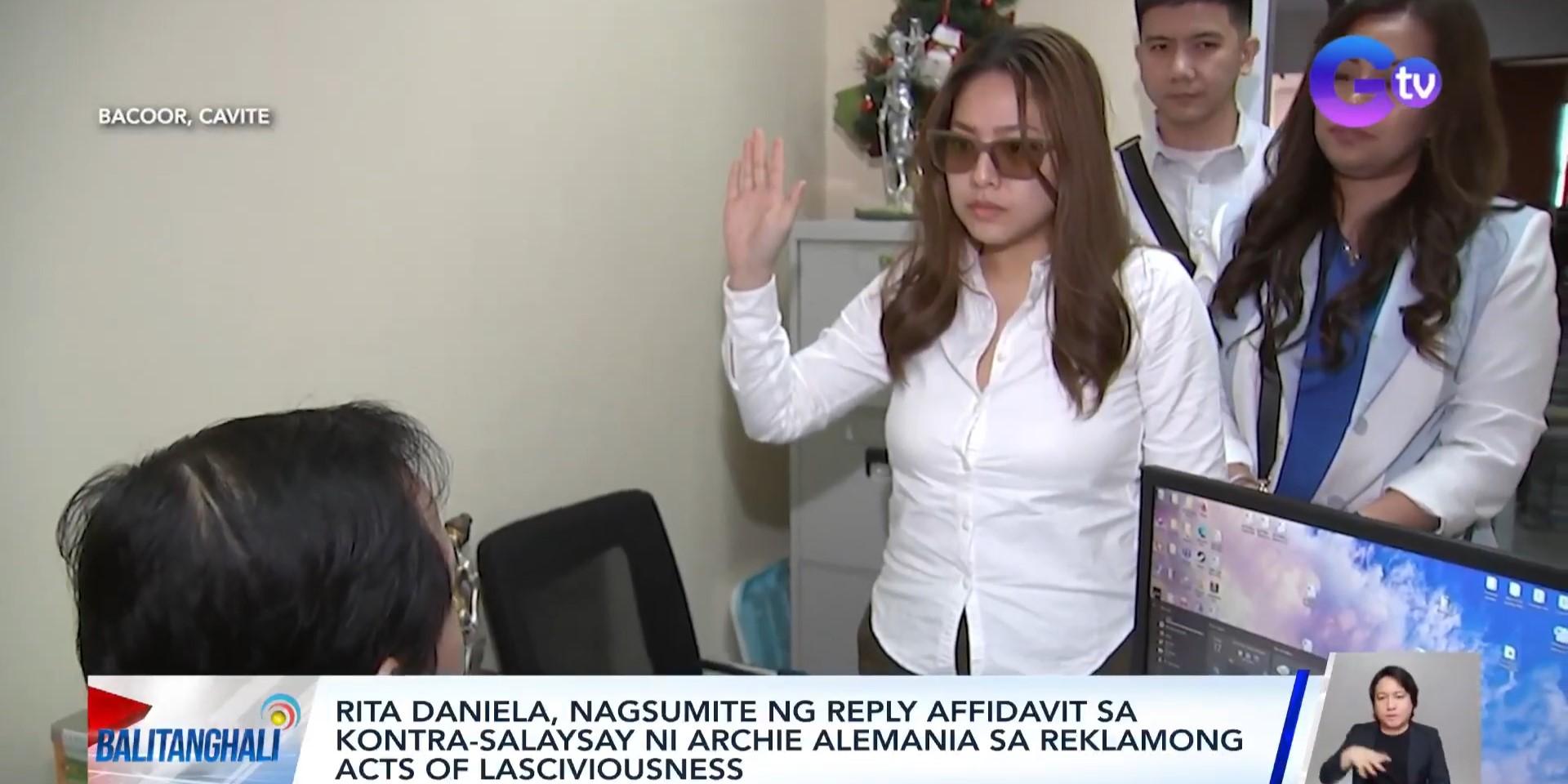 Rita Daniela submits response to Archie Alemania's counter-affidavit ...