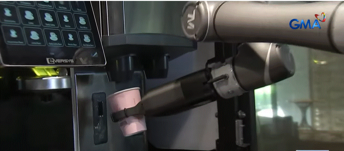 First-ever AI Robot barista in PH can make coffee in 2 minutes | GMA ...