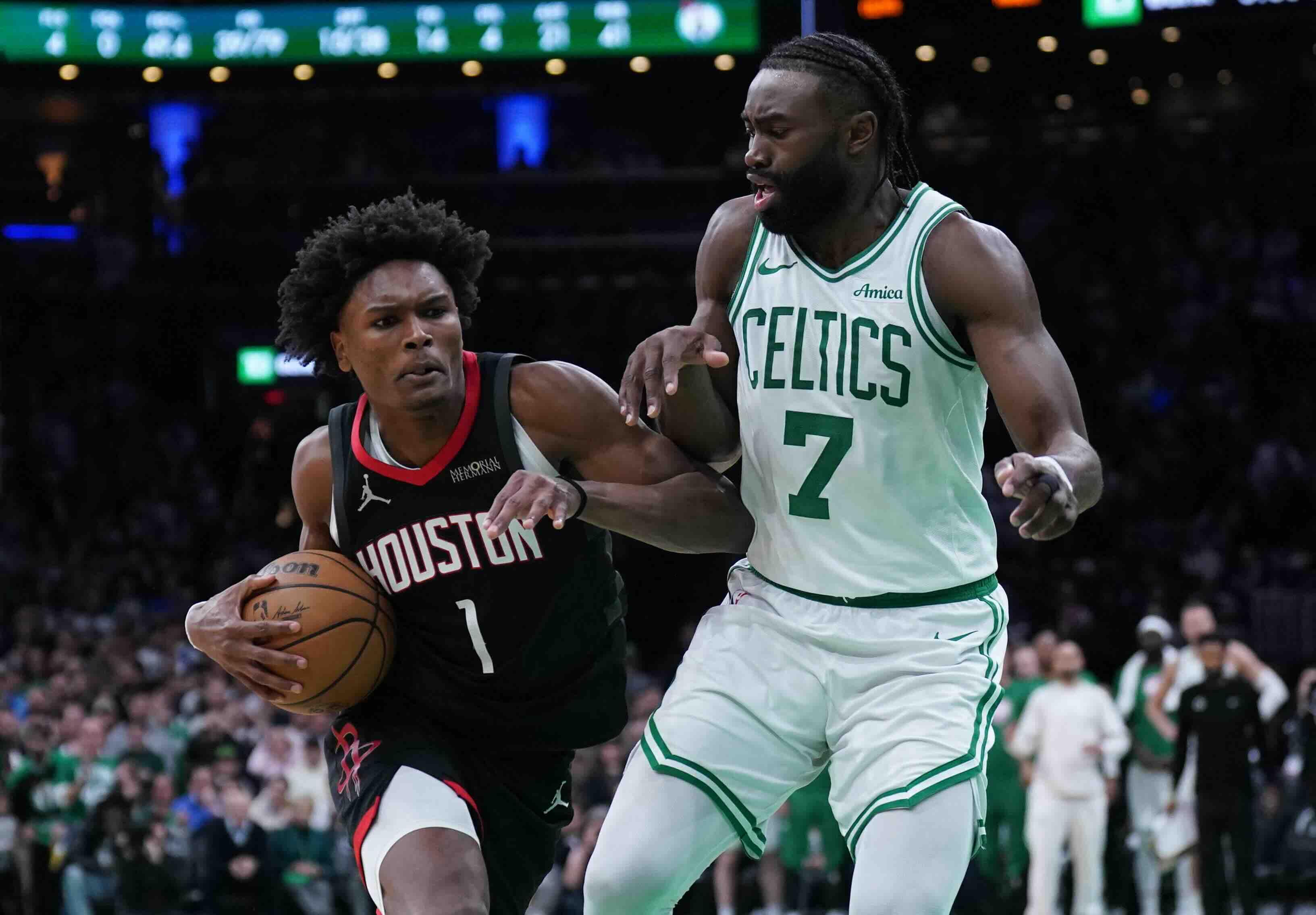 NBA: Amen Thompson has night to remember as Rockets sneak by Celtics ...