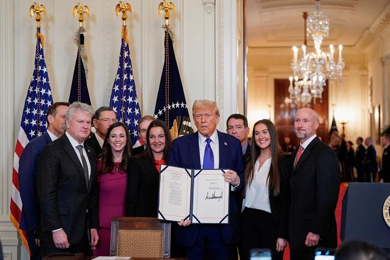 U.S. President Trump signs Laken Riley Act | Photos | GMA News Online