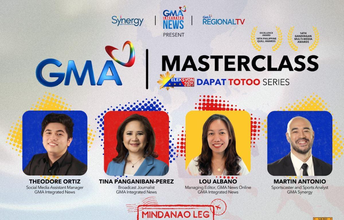 GMA Regional TV and Synergy brings 'GMA Masterclass: Eleksyon 2025 Dapat Totoo Series' to ...