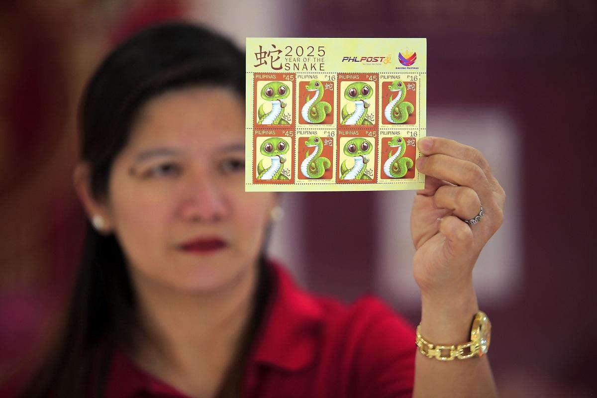 PHLPost launches cute stamps for the Year of the Snake | Photos | GMA News Online