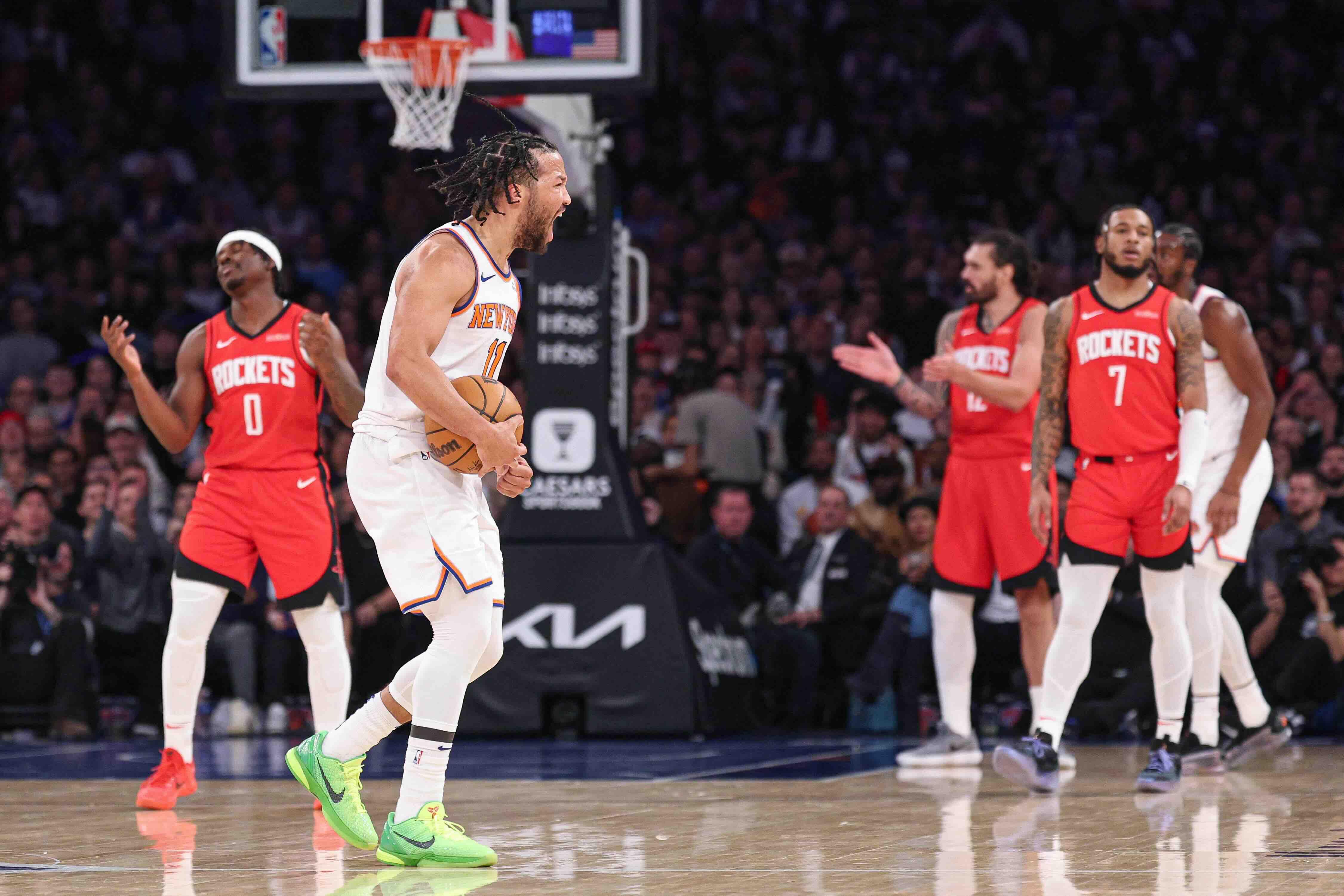 NBA: Jalen Brunson guides Knicks to comeback win over Rockets | GMA News Online