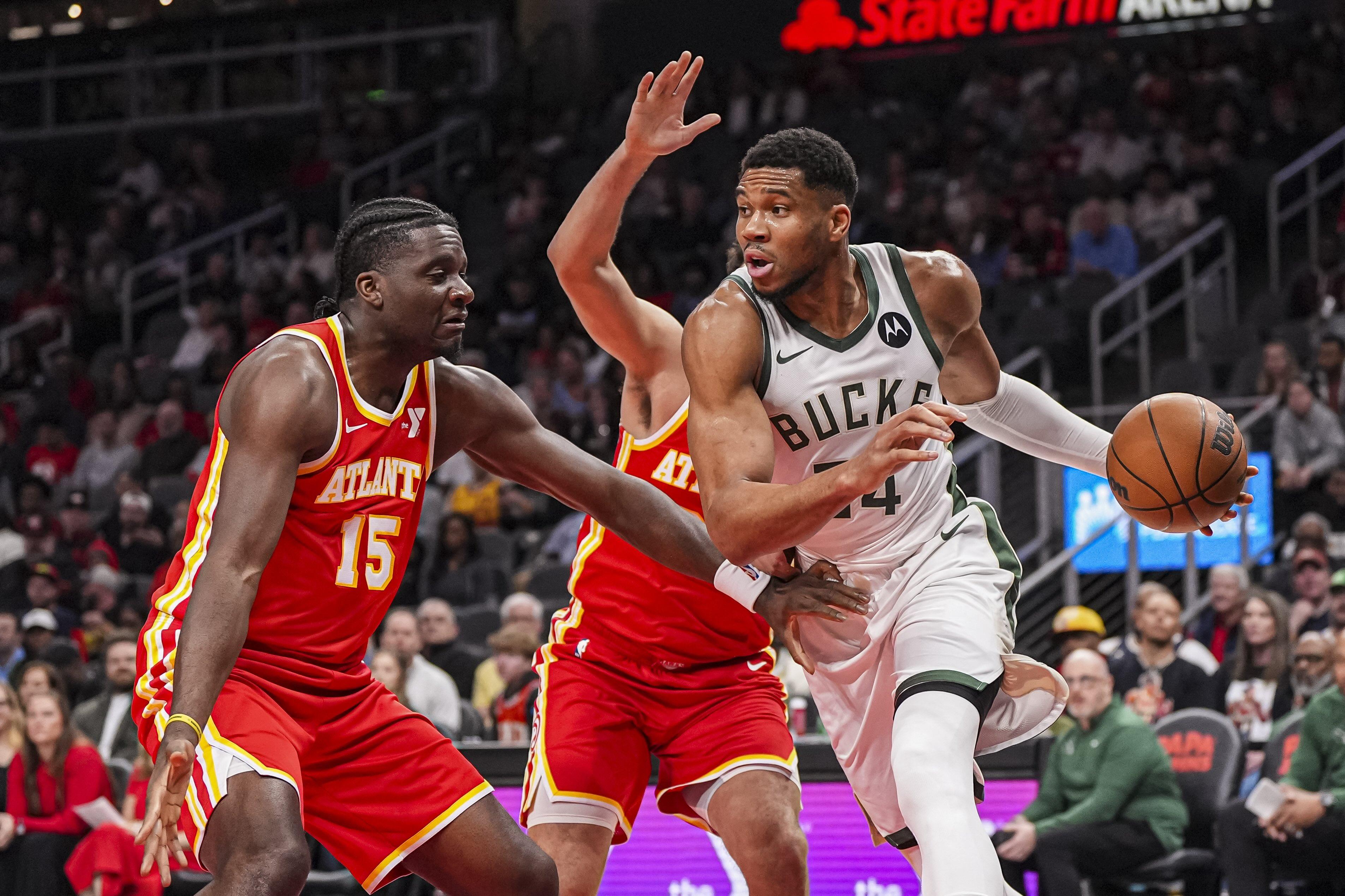 NBA: Giannis Antetokounmpo's triple-double powers Bucks past Hawks | GMA News Online
