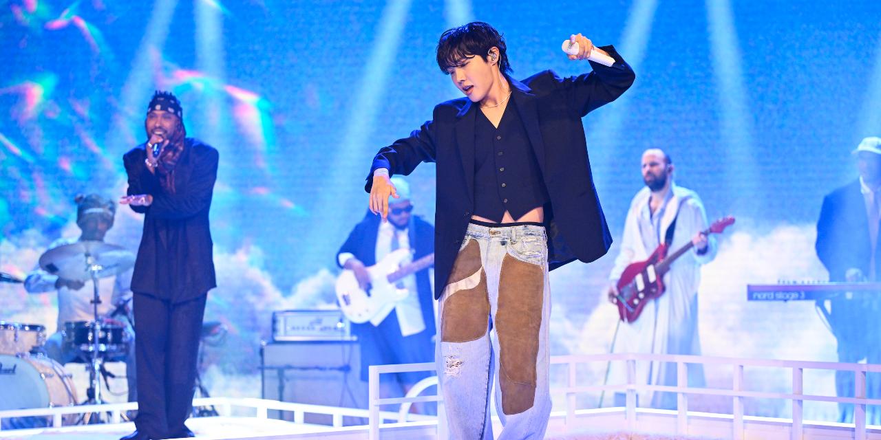 J-Hope of BTS, Miguel perform collab single 'Sweet Dreams' on 'The ...