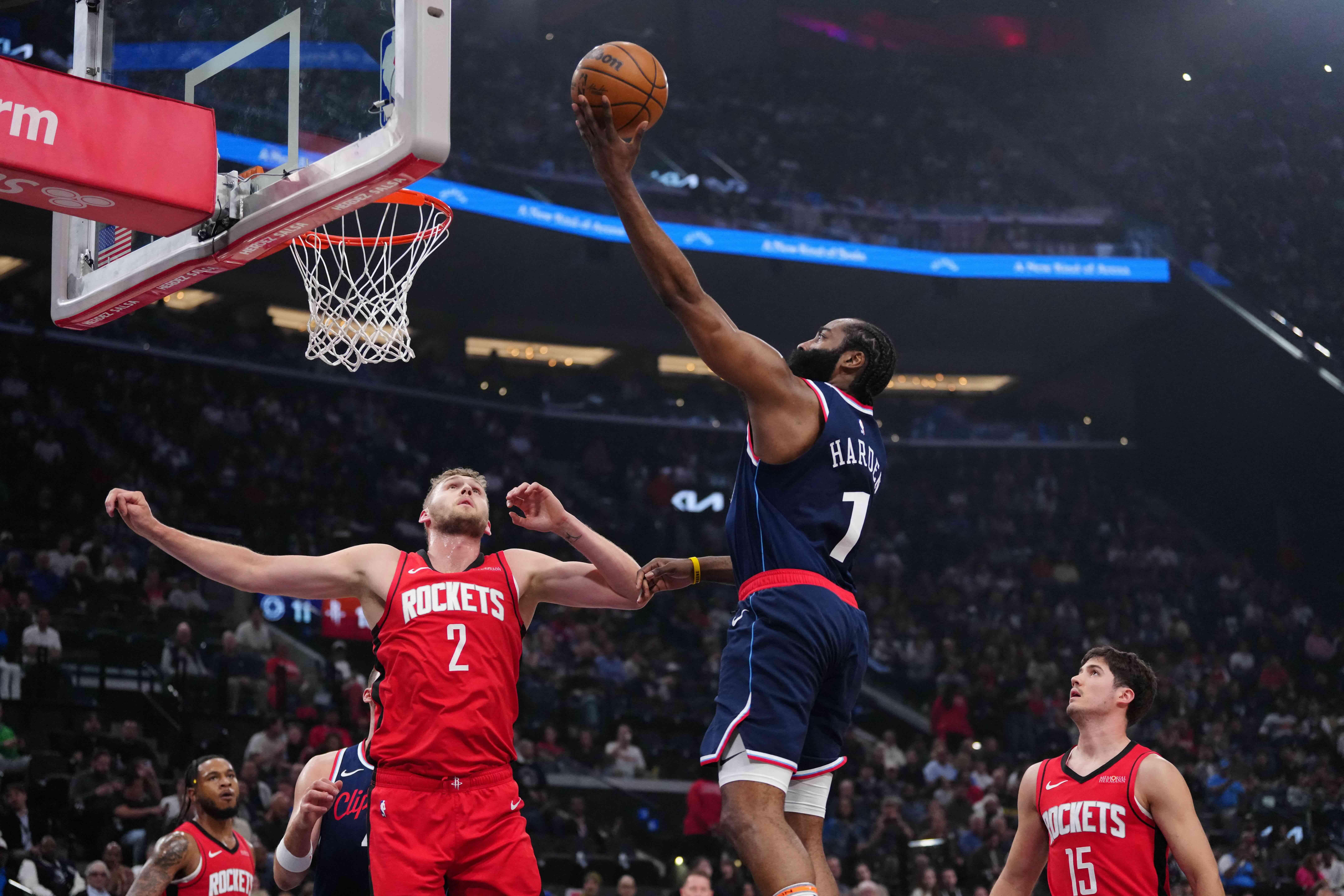 NBA: James Harden's 35 points propel Clippers past Rockets | GMA News Online