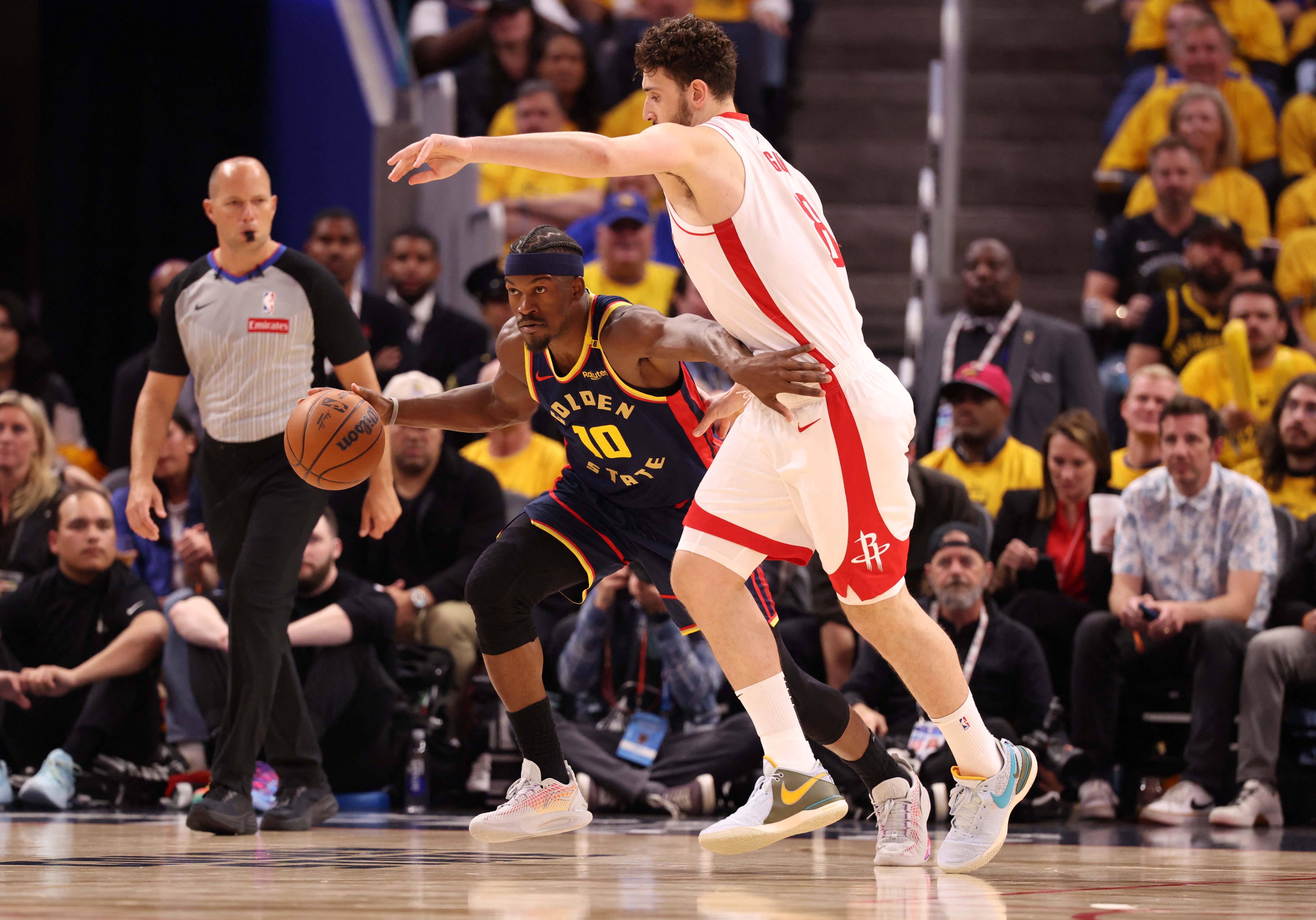 NBA: Warriors ride Jimmy Butler III's late surge to 3-1 lead over Rockets | GMA News Online