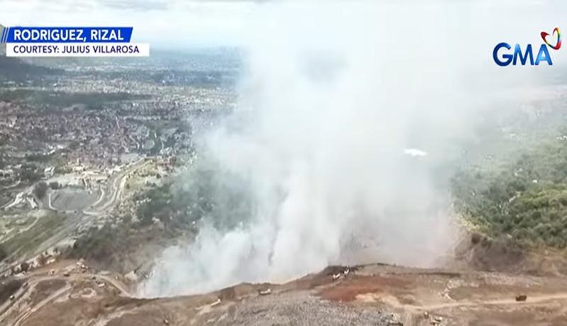 Fire at the Rodriguez, Rizal landfill extinguished | GMA News Online