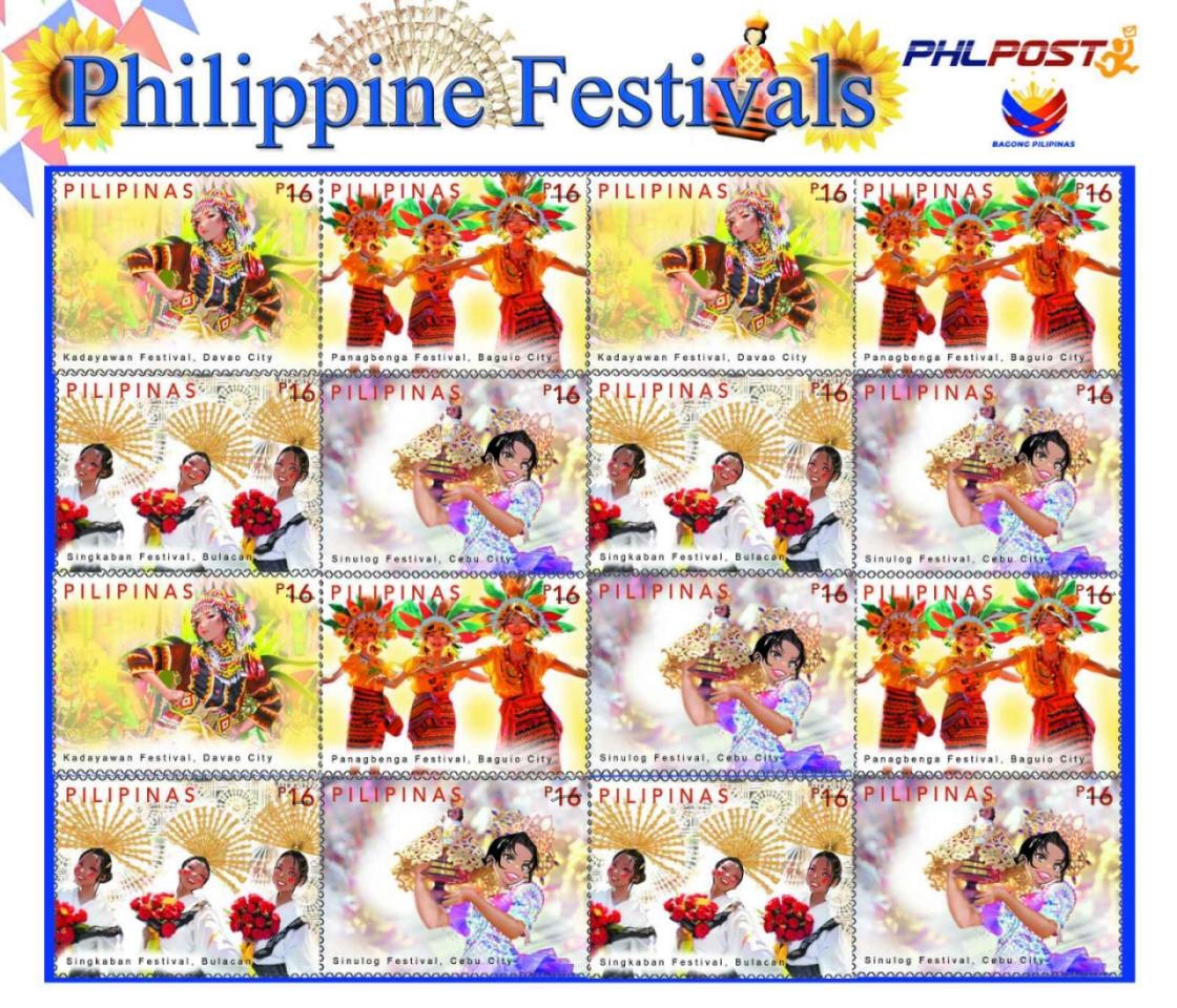 PHLPost launches postage stamps celebrating iconic PH festivals | GMA News Online
