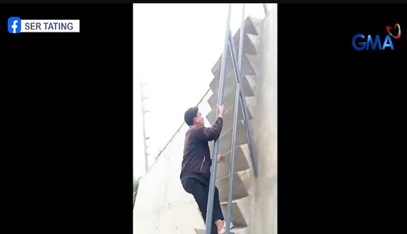 Viral steep stairs in Cagayan de Oro designed for dike monitoring only ...