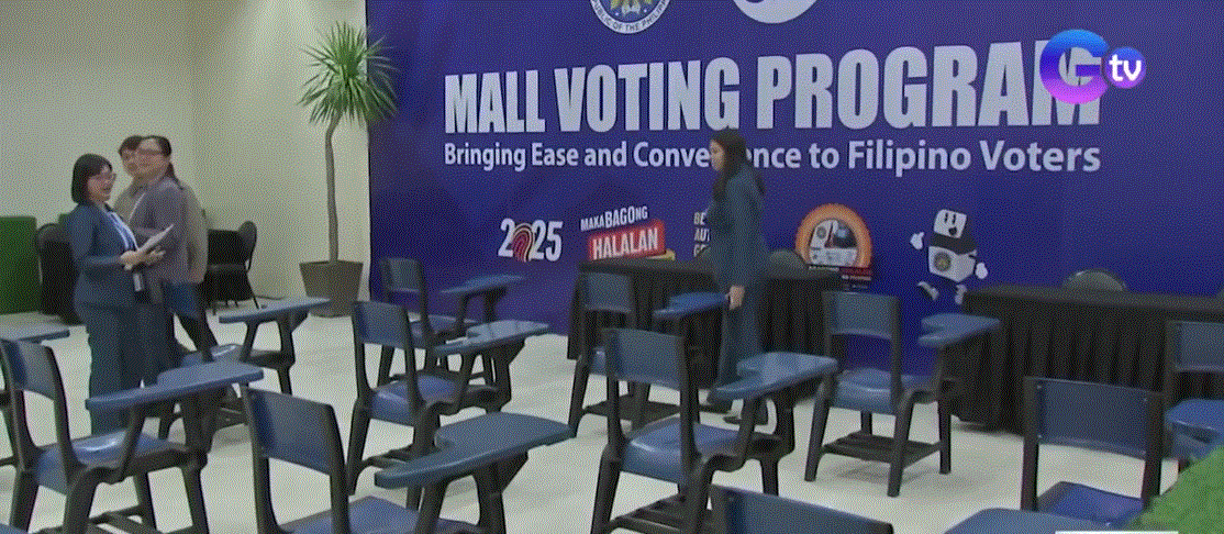 Mall voting precincts set up ahead of May 12 polls | GMA News Online