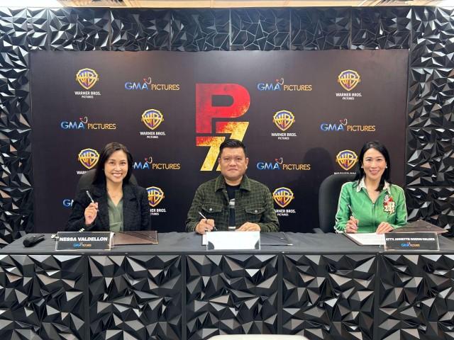 GMA Pictures, Warner Bros. Philippines sign distribution deal for 'P77' | GMA News Online