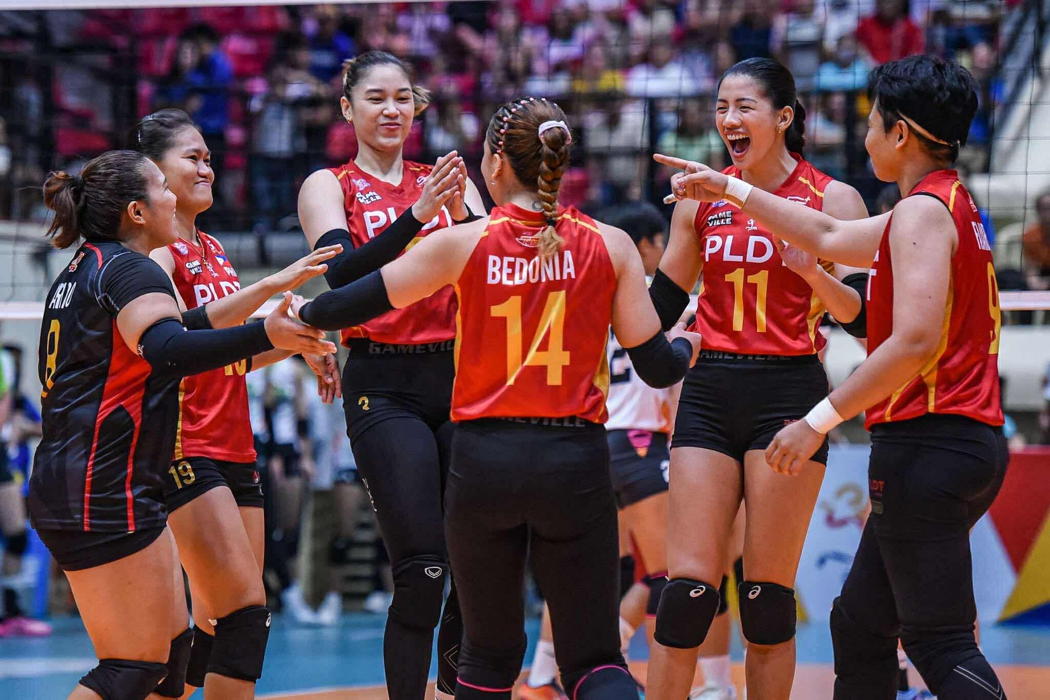 Unbeaten PLDT sweeps Nxled to book PVL On Tour quarterfinals slot | GMA News Online