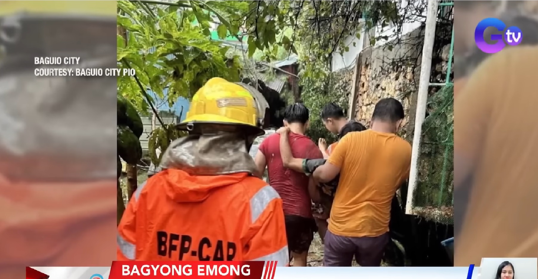 2 babae, sinagip nang ma-trap at matabunan ng putik dahil sa landslide; 4 bahay, apektado ...