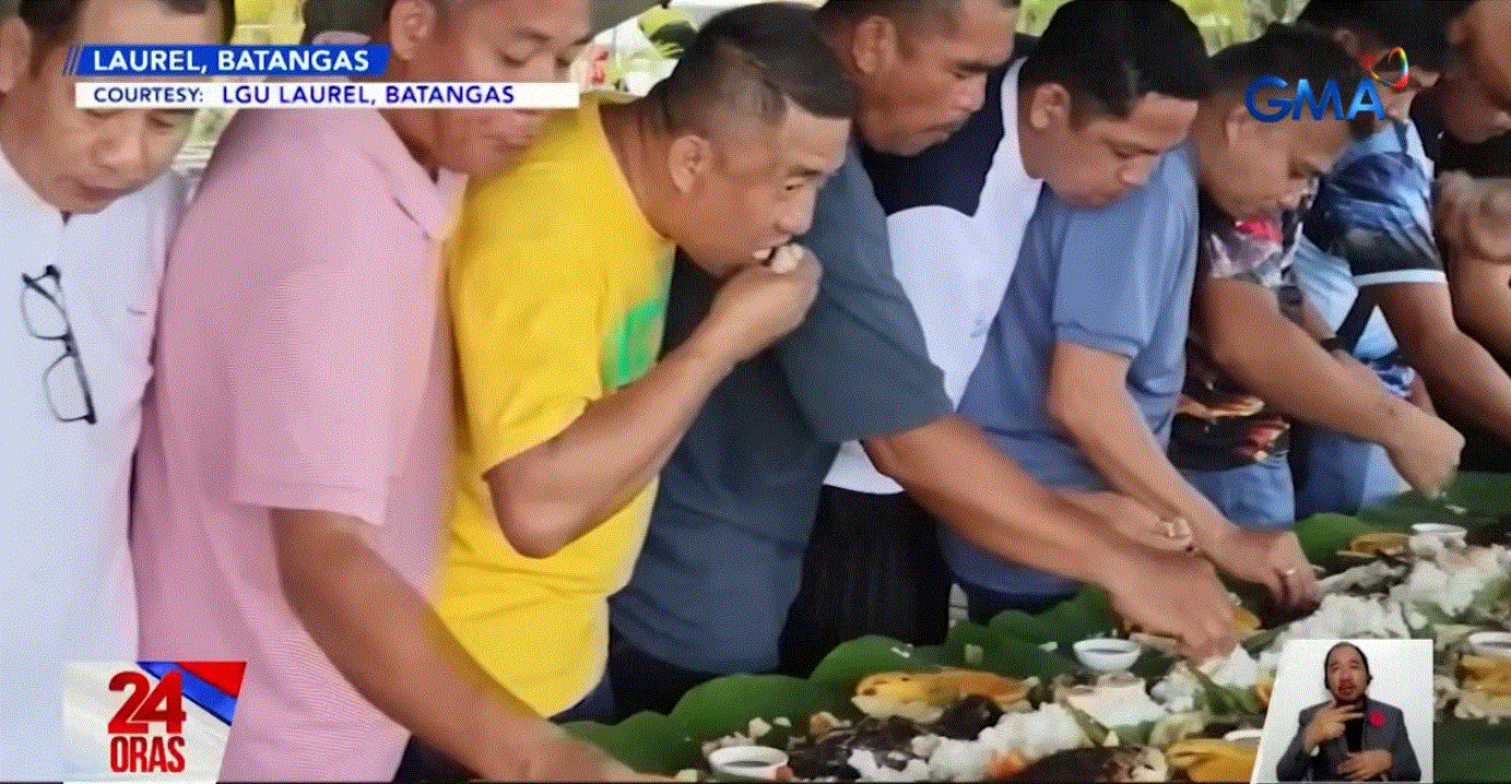 Laurel, Batangas LGU holds boodle fight to prove safety of fish from ...