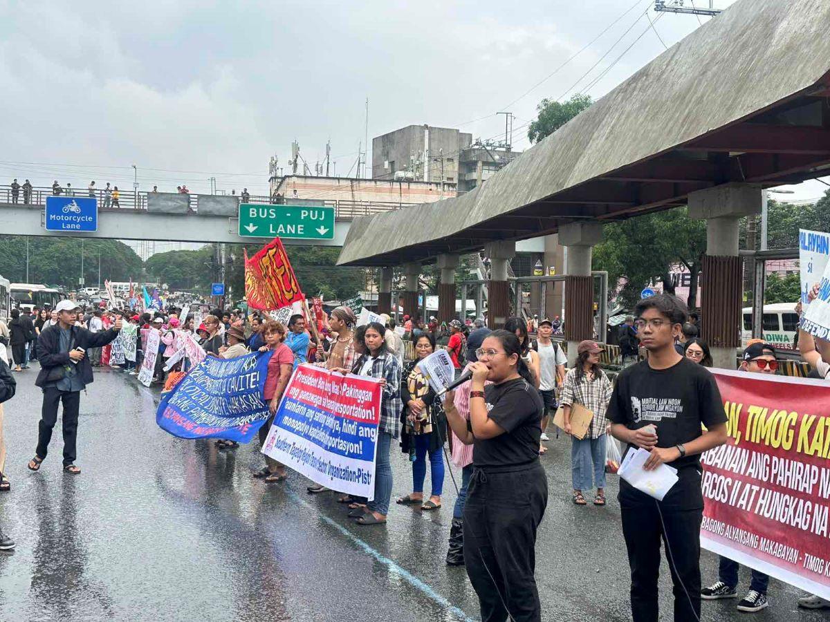 Rallyists stage protest action in QC hours before SONA 2025 | Photos ...