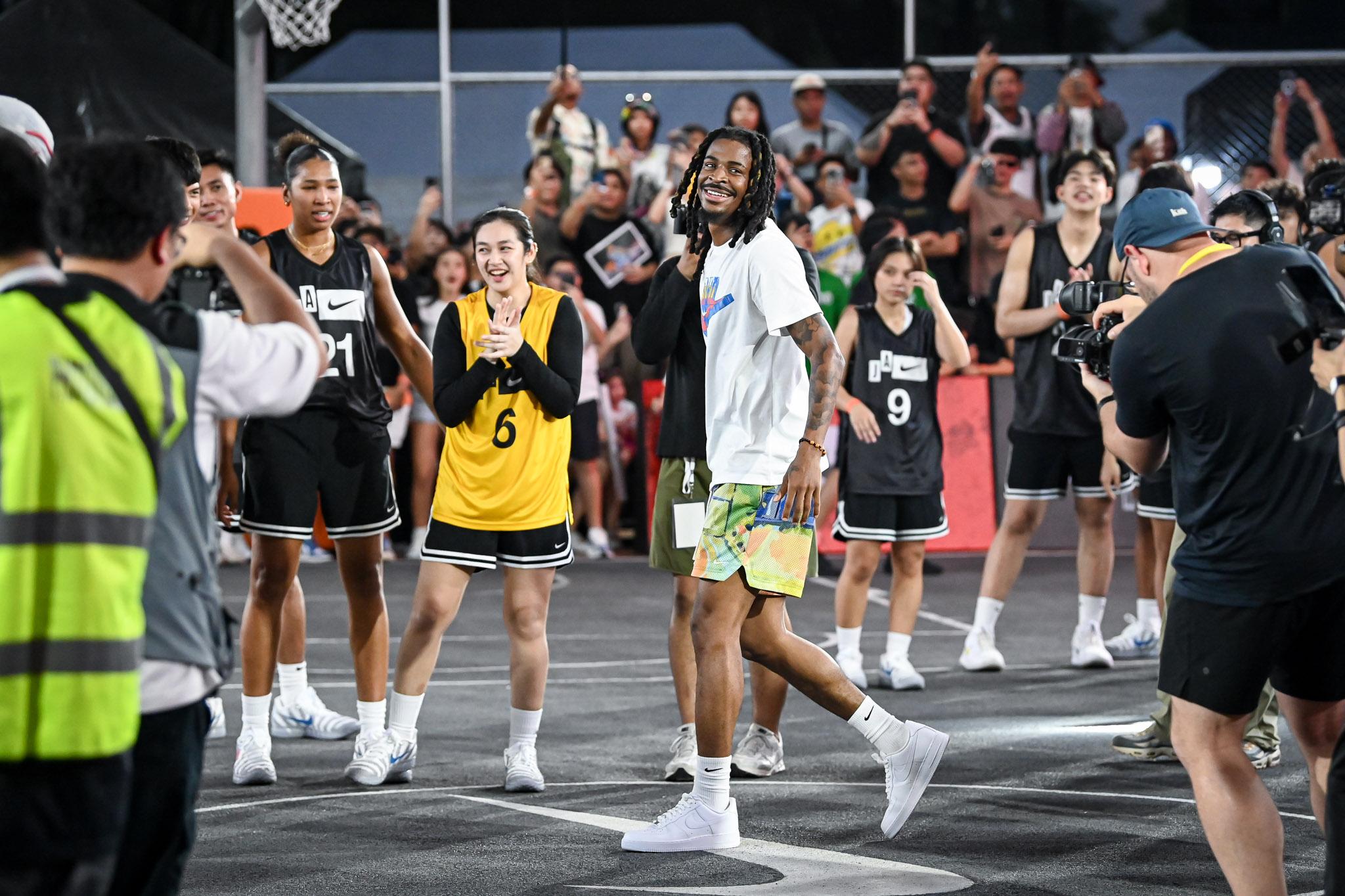 NBA star Ja Morant lights up BGC court in first Manila visit | GMA News ...