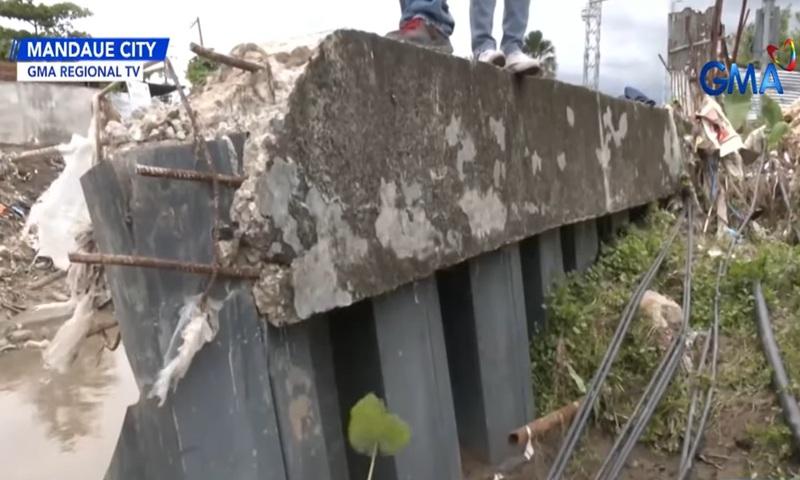 Residents raise concern over damaged Mandaue flood control project amid ...