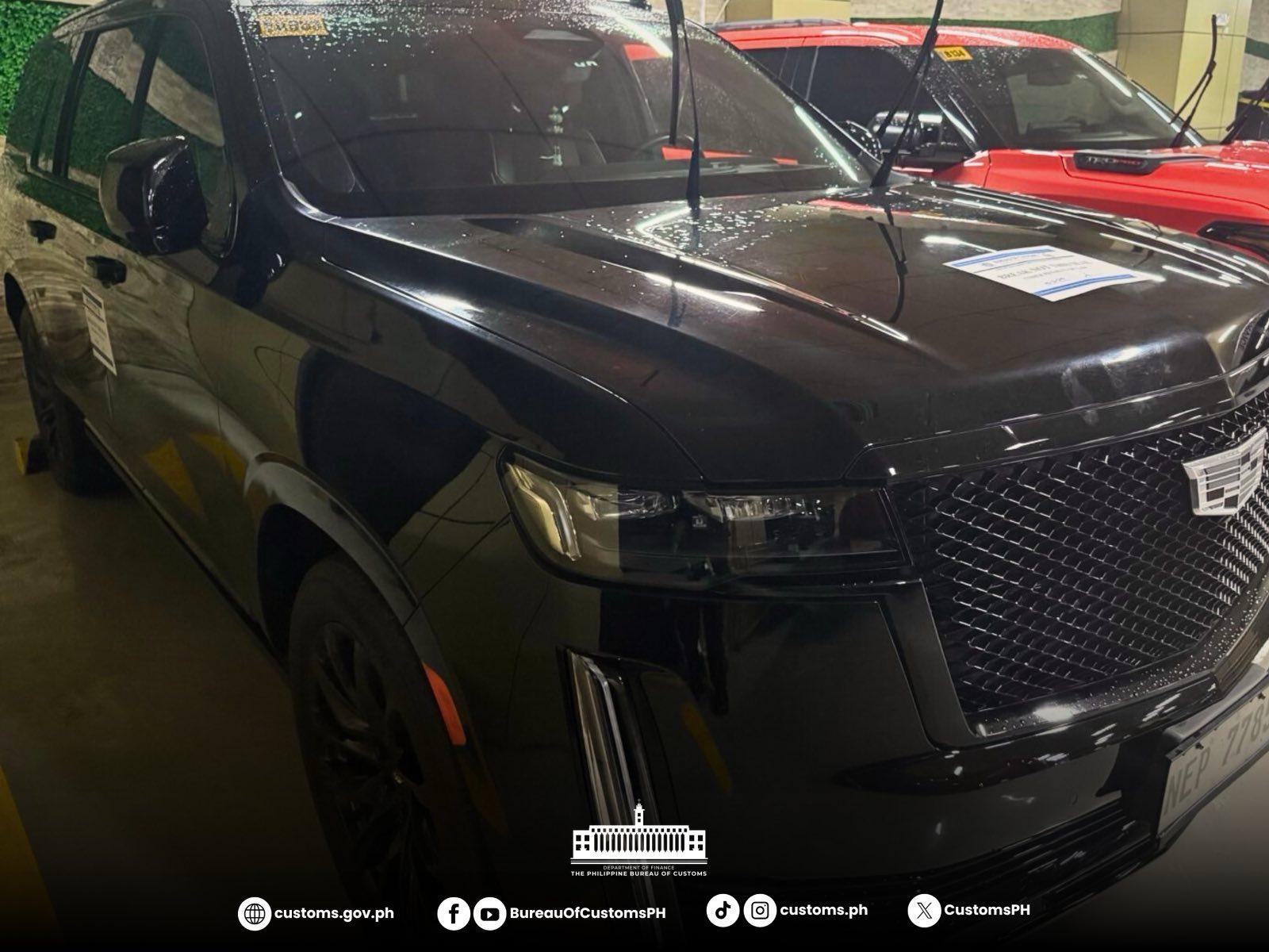 Secured Discaya luxury vehicles now 14; BOC to search for more | GMA News Online