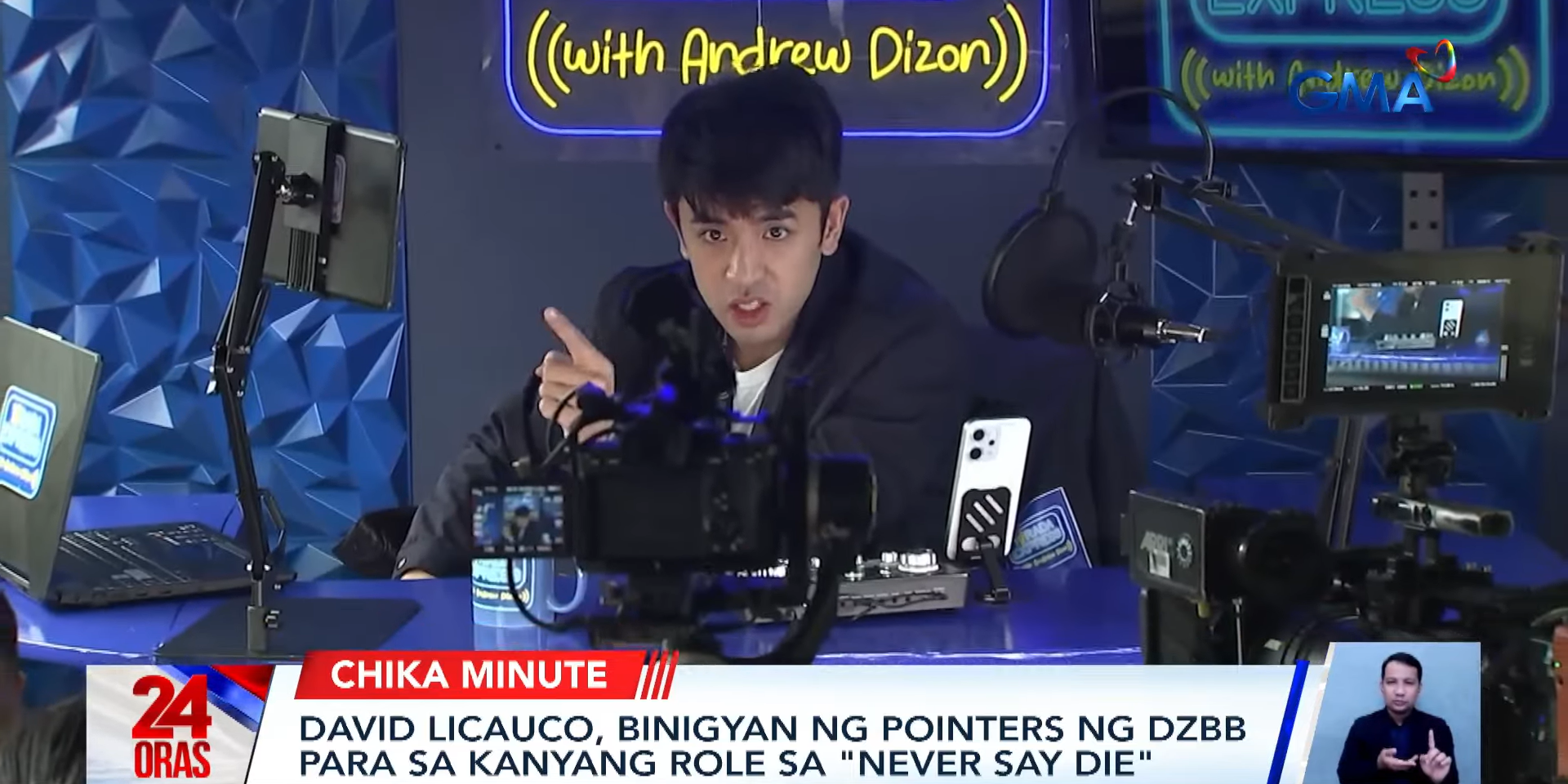 David Licauco gets pointers from DZBB for ‘Never Say Die’ investigative ...