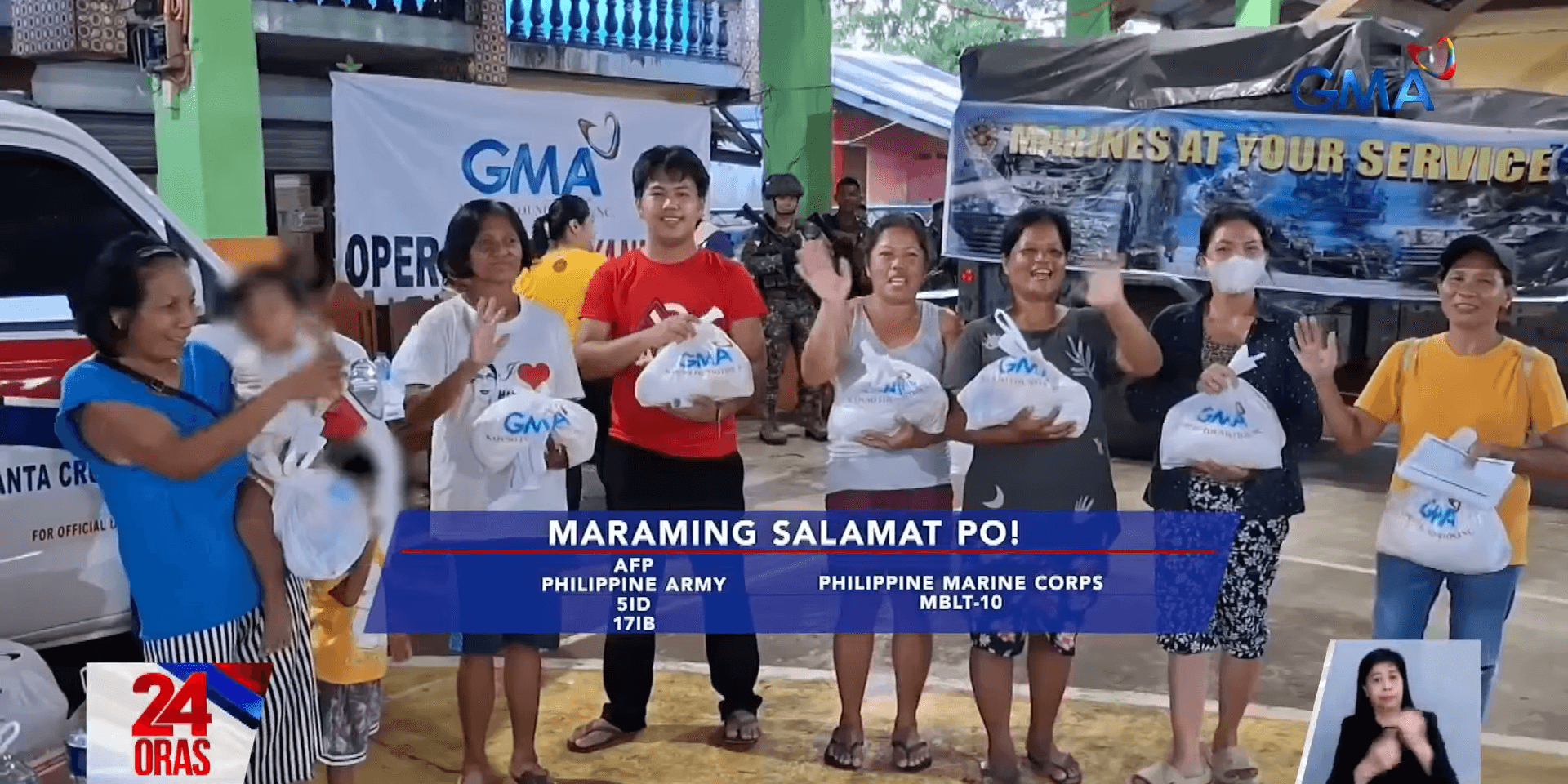 Residents in Gonzaga, Cagayan affected by Nando receive aid from GMA Kapuso Foundation | GMA ...