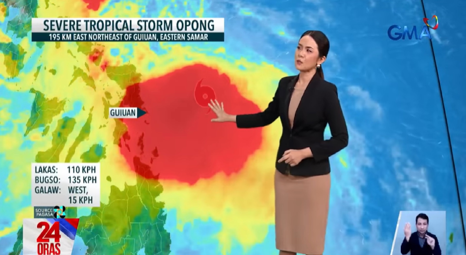 Signal No. 4, itinaas sa Sorsogon at Silangan ng Masbate; NCR, pasok sa Signal No. 2 | Balitambayan