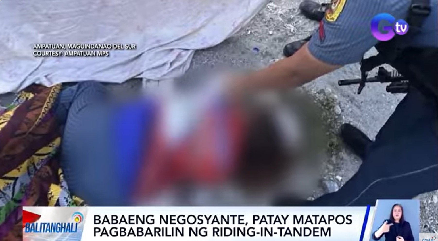 Babaeng negosyante, patay matapos pagbabarilin ng riding-in-tandem ...