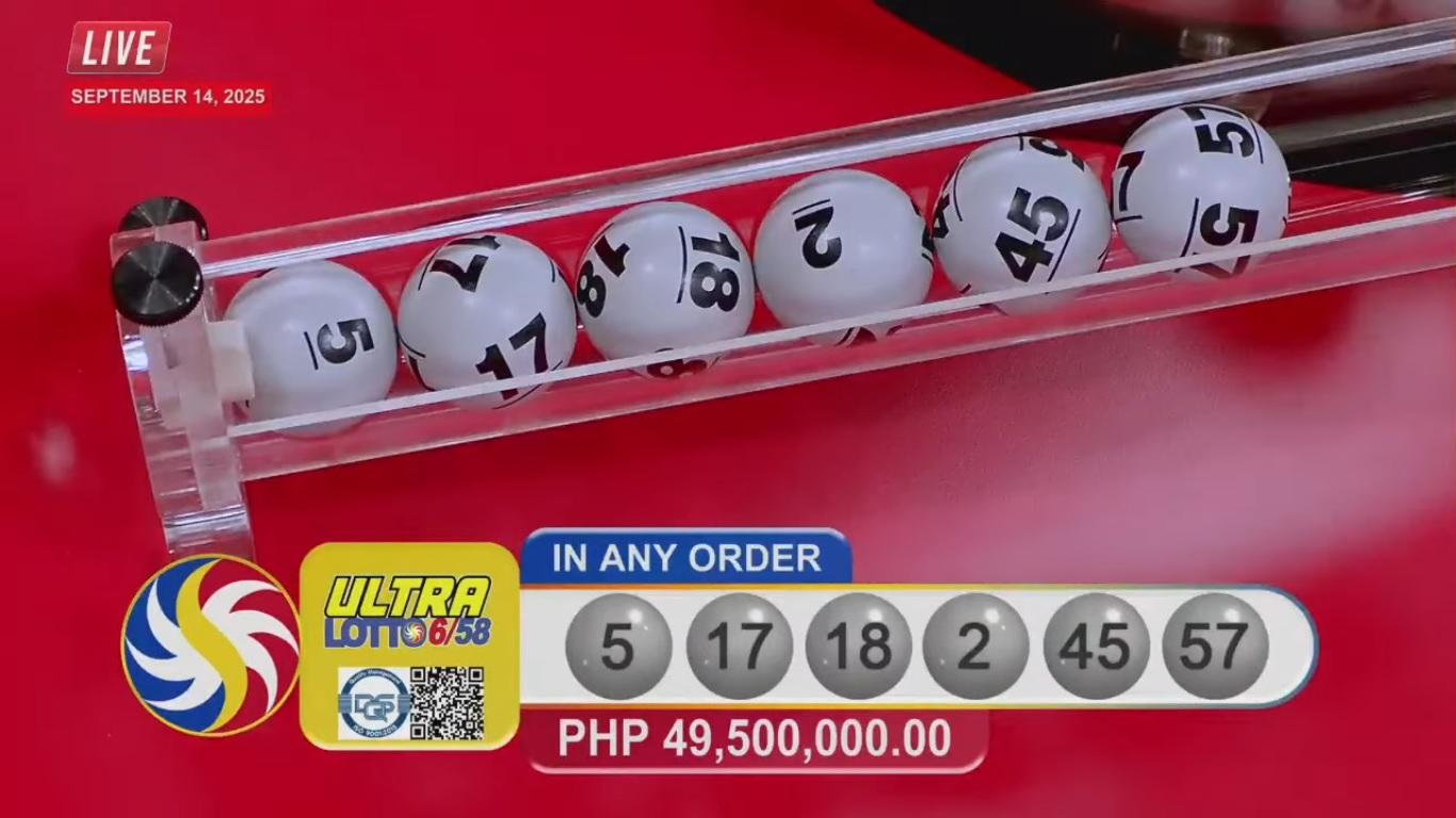 One bettor wins P49.5-million Ultra Lotto 6/58 jackpot | GMA News Online