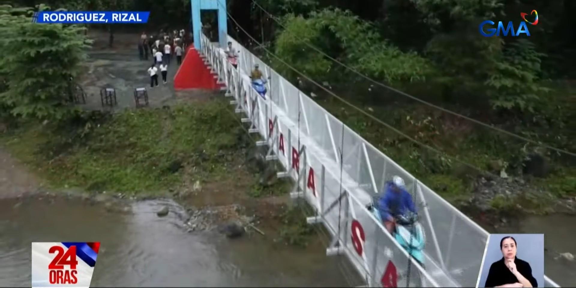 GMA Kapuso Foundation inaugurates bridge in Rodriguez, Rizal | GMA News ...