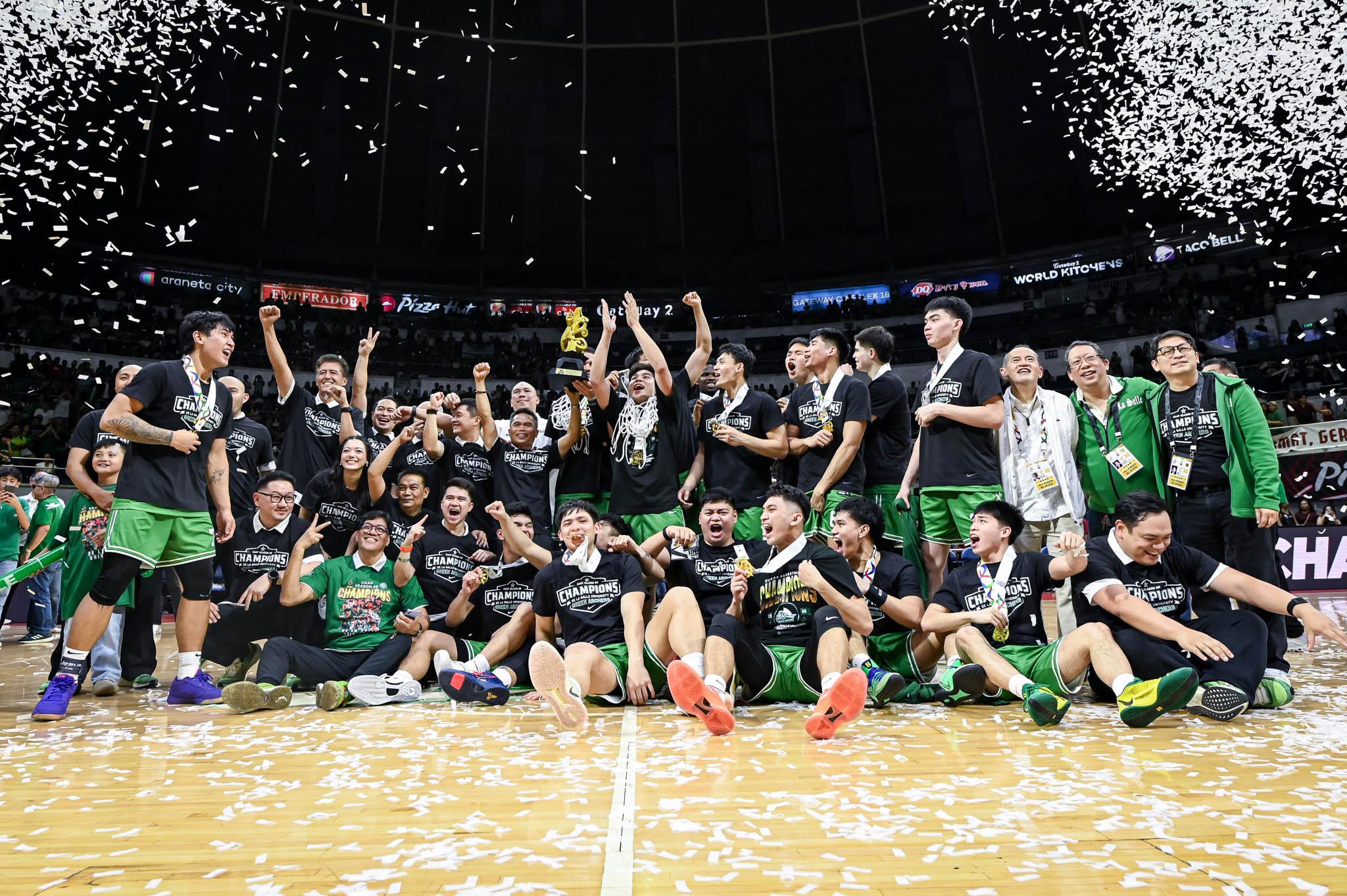 UAAP: La Salle reclaims title from UP to cap trilogy | GMA News Online