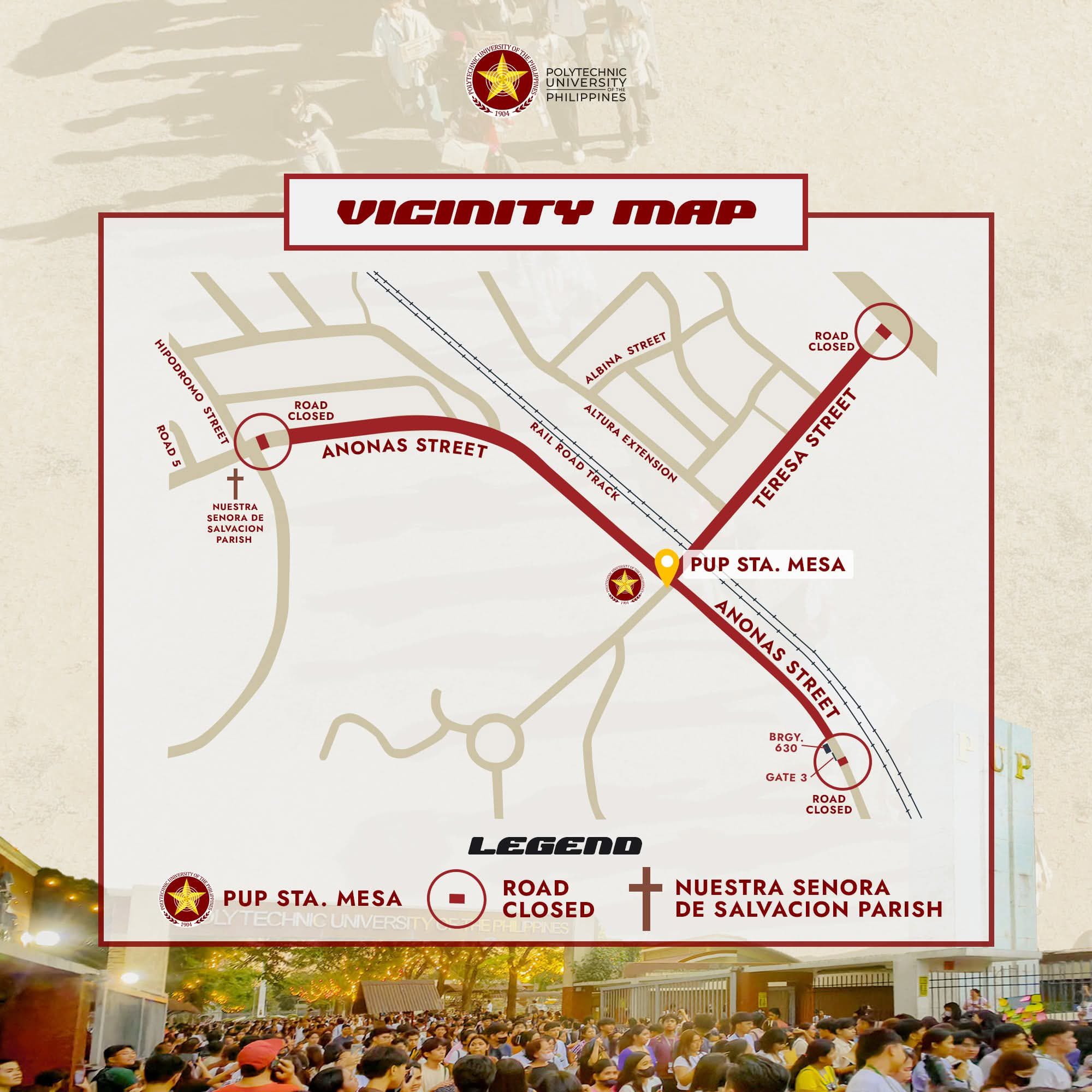 Temporary road closures announced for PUPCET 2026 | GMA News Online