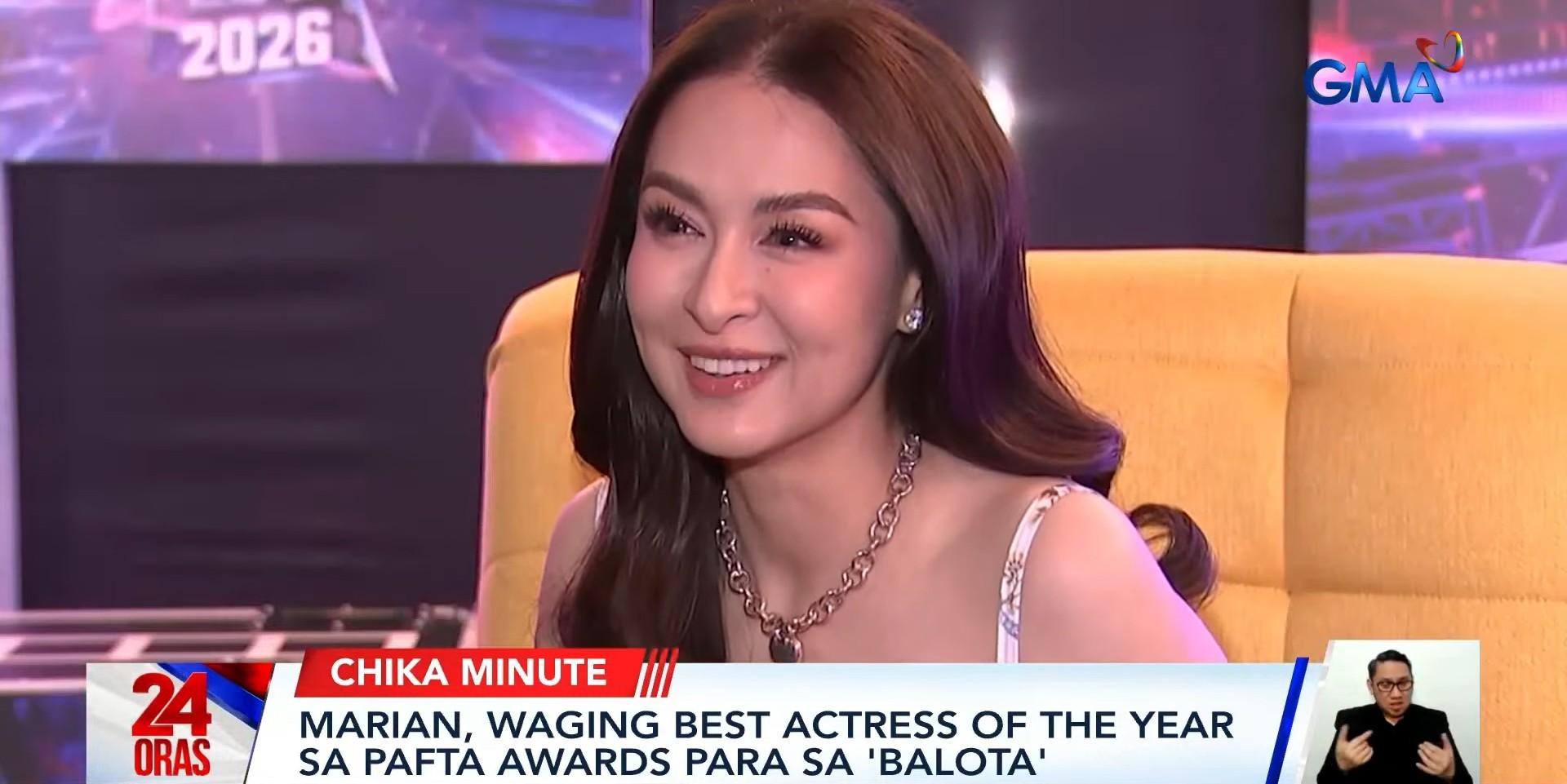 Marian Rivera wins Best Actress of the Year at PAFTA for 'Balota' | GMA ...