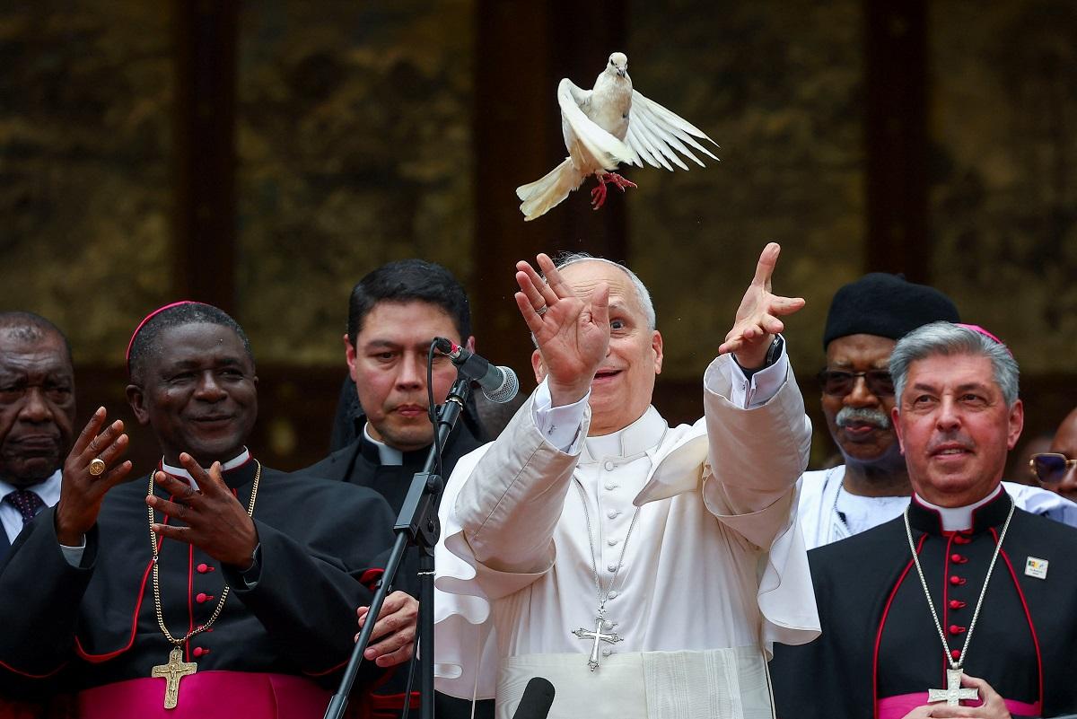 Pope Leo releases bird as peace gesture in Cameroon | Photos | GMA News ...